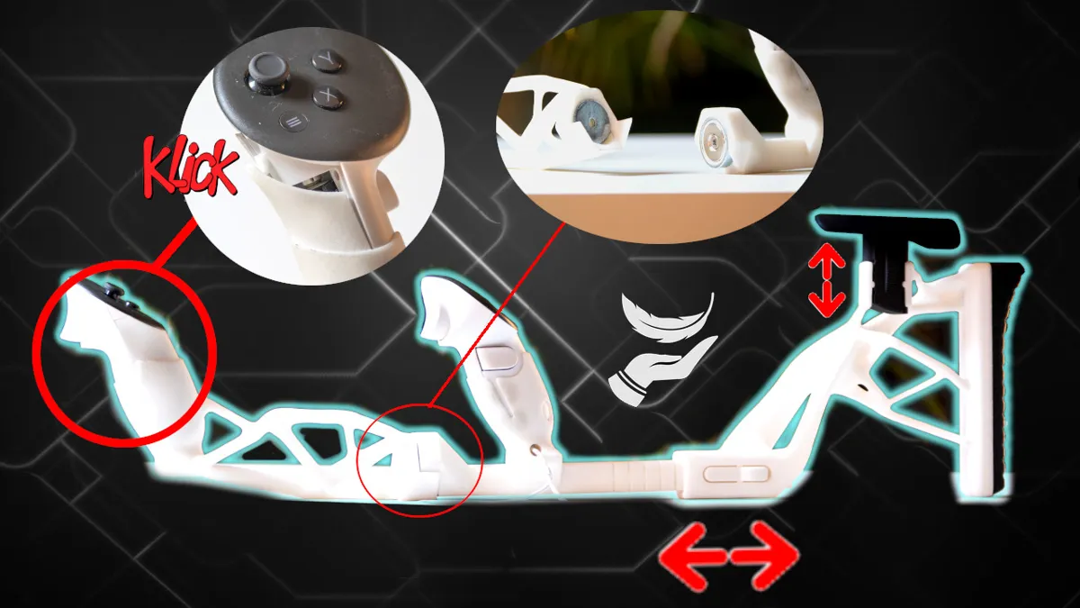 Best VR Gunstock u CAN´T buy... But Print (Quest3) - Free 3D Print ...