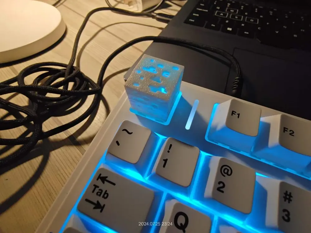 Minecraft Ore Keycaps - Free 3D Print Model - MakerWorld