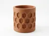 Hex Pattern Cylinder Planter - Free 3D Print Model - MakerWorld