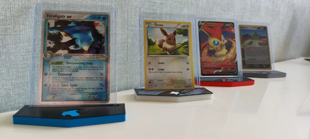 Pokemon TCG card stand with type symbol by Myxtro - MakerWorld