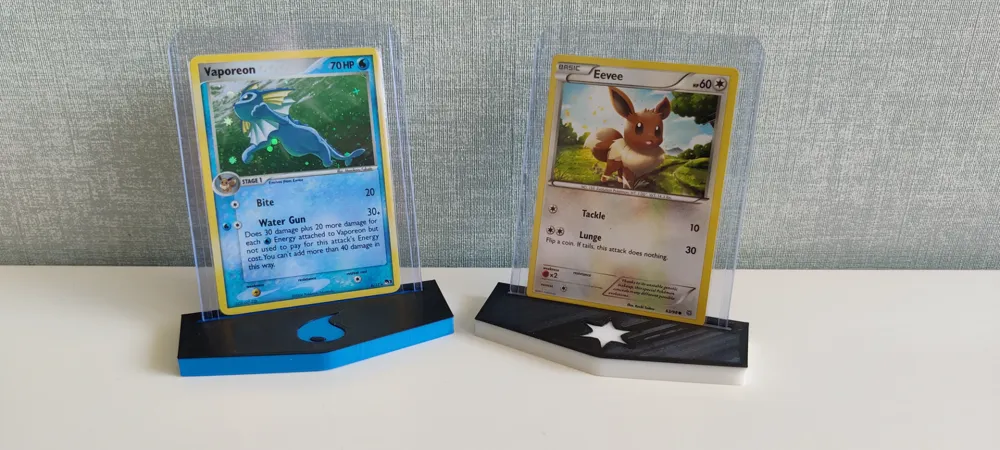 Pokemon TCG card stand with type symbol by Myxtro - MakerWorld