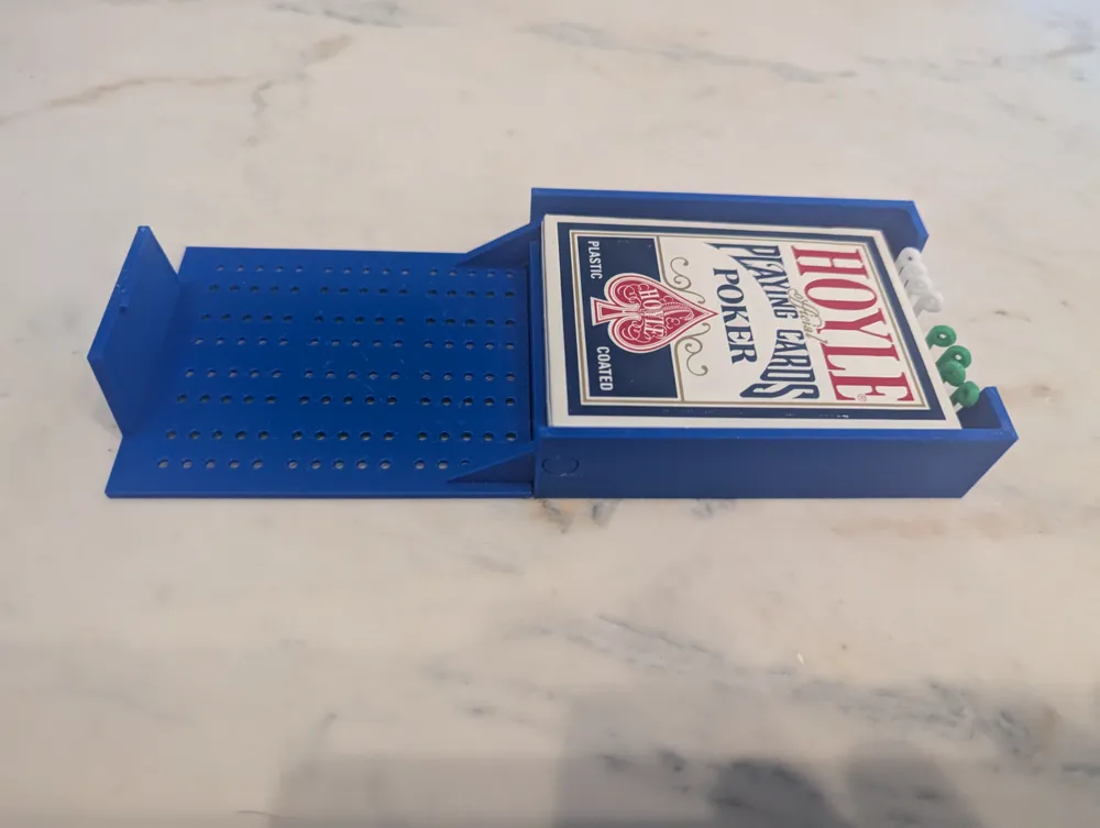 Cribbage Board Travel Multi-Color by yllonnoce - MakerWorld