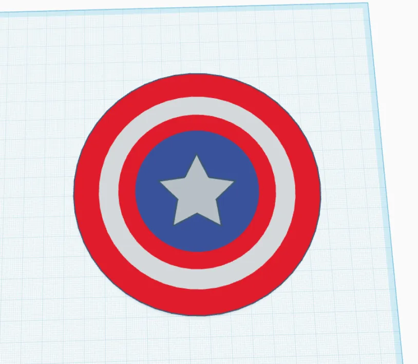 Captain America Shield Disk - Free 3D Print Model - MakerWorld