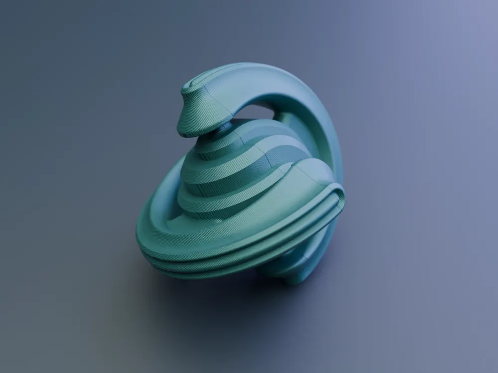 Rolling Sphericon V3 - Square Variant Desk Toy by RandomRemeshStudio ...