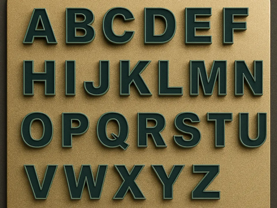 Alphabet Letters & Special Characters HIGH QUALITY - Free 3D Print ...