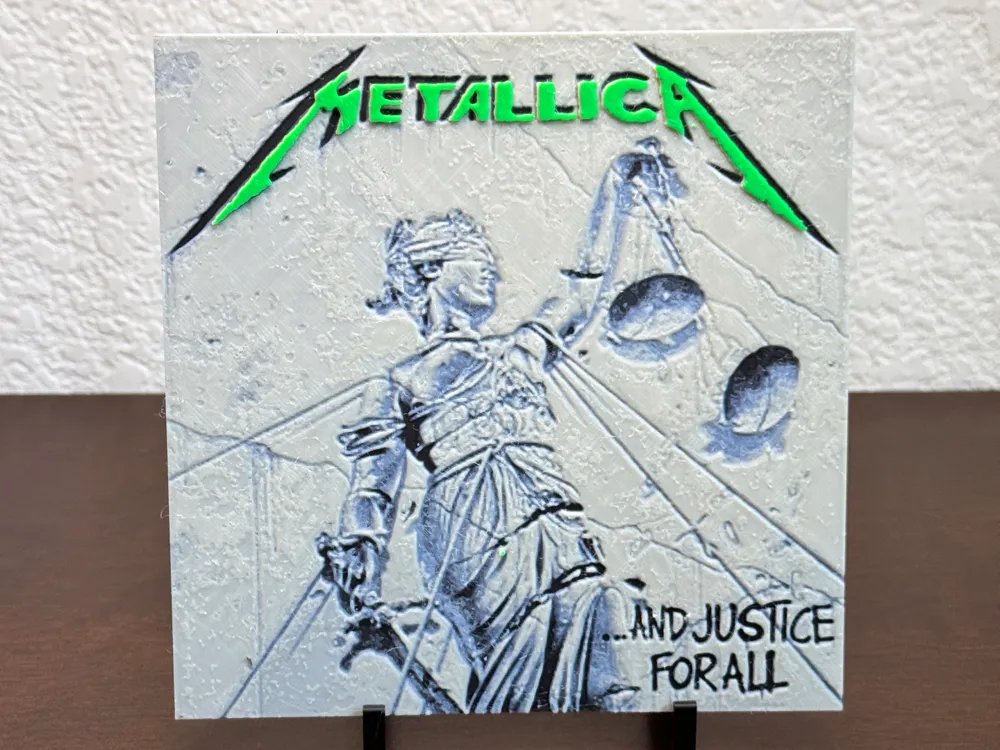 Metallica - And Justice For All Album Hueforge by Artful Creator ...
