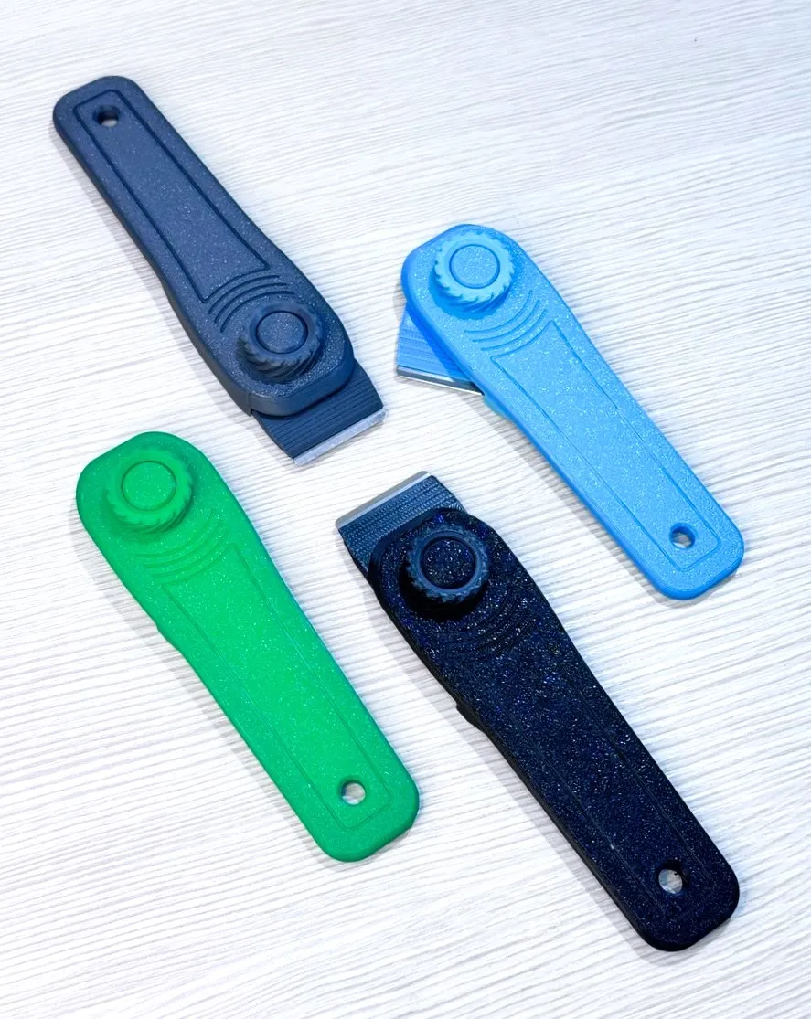 Scraper & Box Opener (three positions) - Free 3D Print Model - MakerWorld