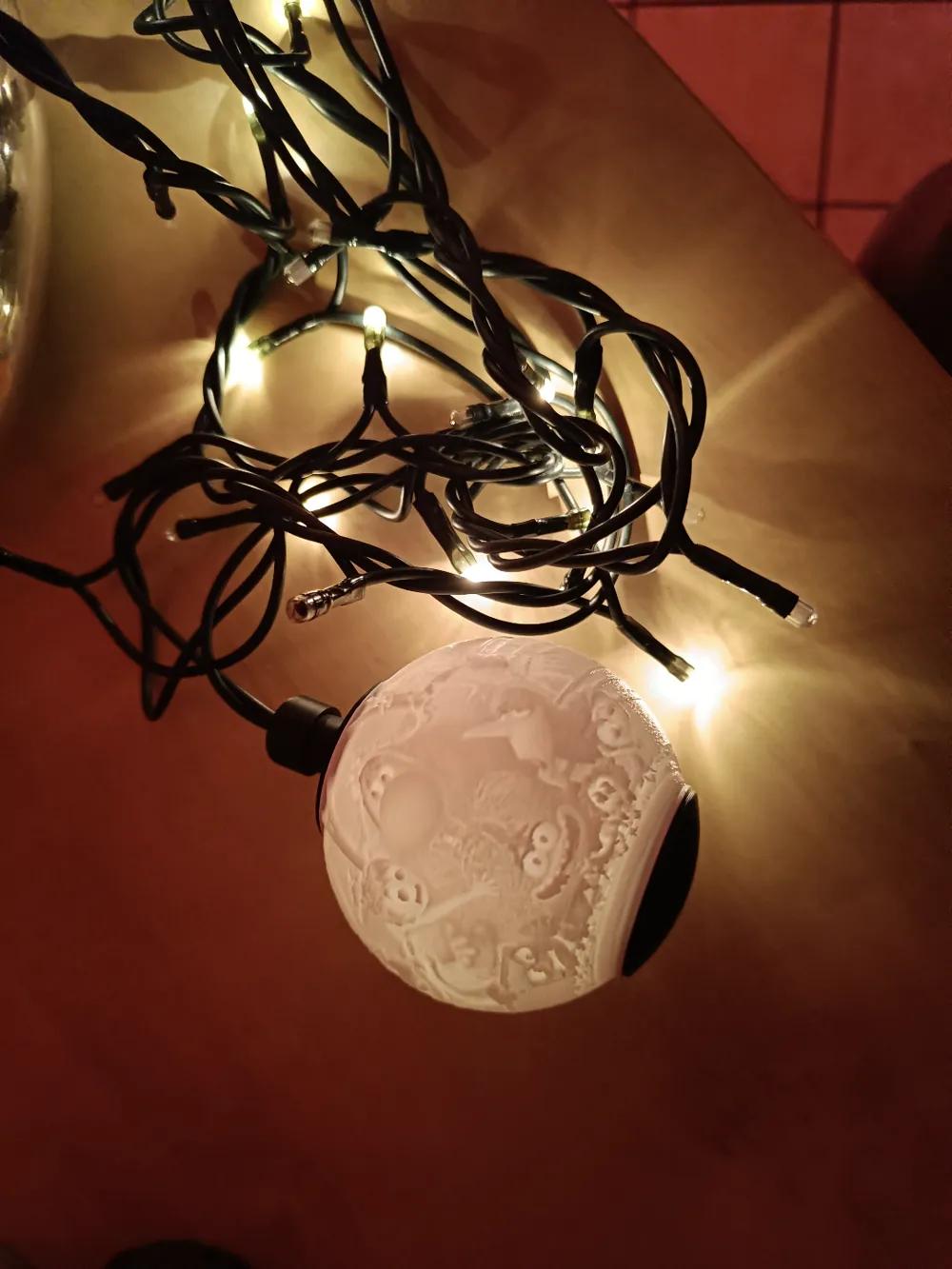 Inside Out 1&2 Christmas Lithophane Ball - Free 3D Print Model - MakerWorld