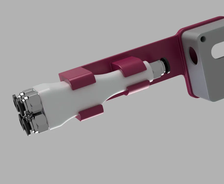 AMS Hub using filament buffer / 4 way splitter by BC Designs - MakerWorld