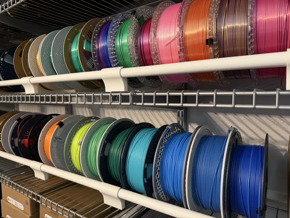 Simple spool rack v2 using 1/2" PVC - Free 3D Print Model - MakerWorld
