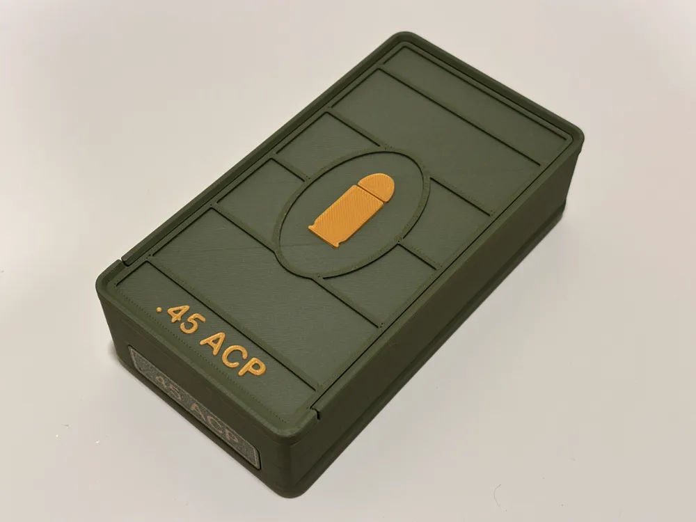 Ammo Storage Box 45 ACP 50 Rounds by Coconut - MakerWorld