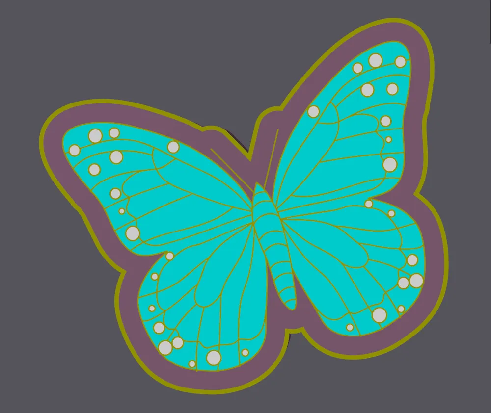 Butterfly LED Light Box by liljohn406 - MakerWorld