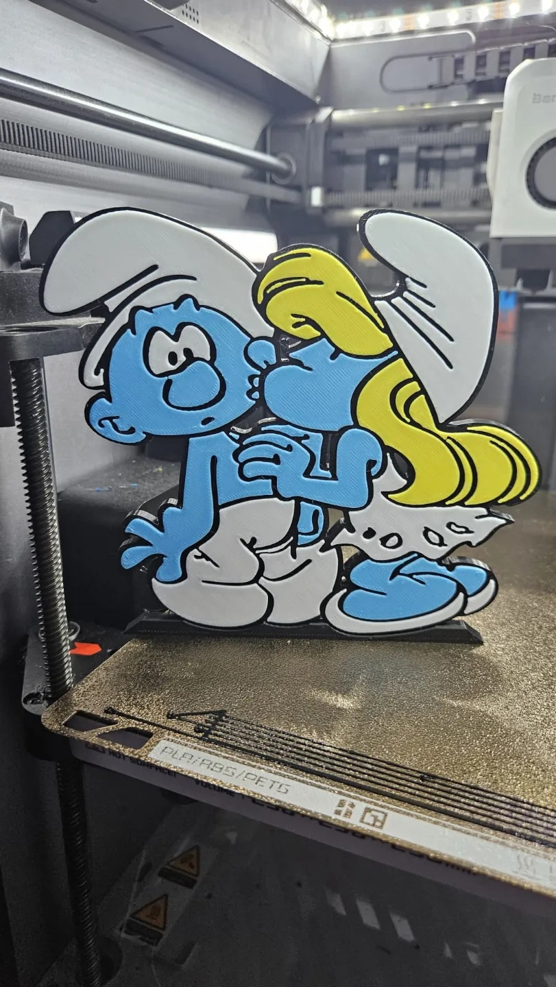 Smurfs Table Stand by 5kyrunn3r - MakerWorld