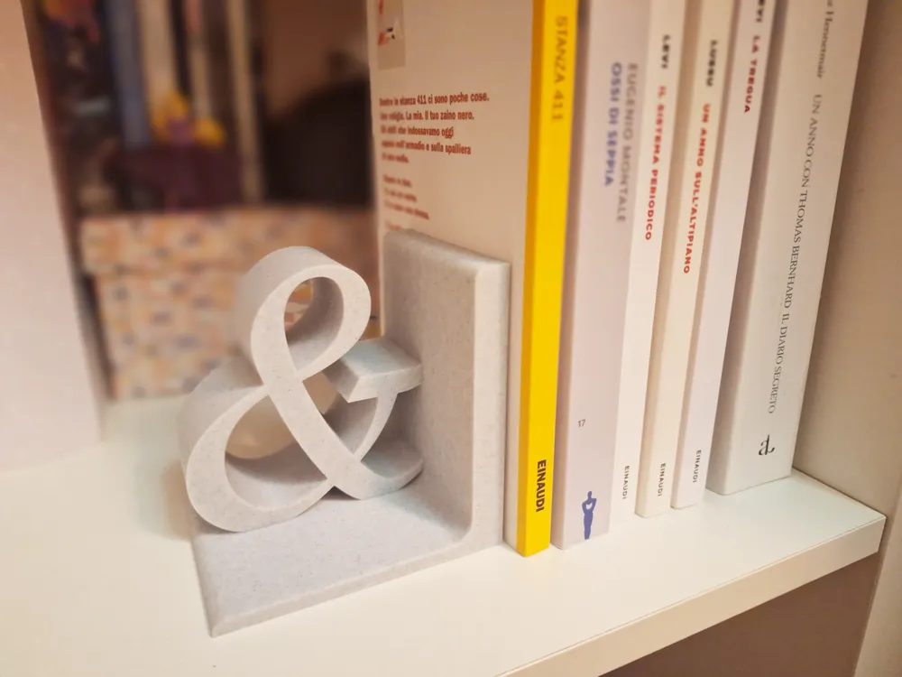 Ampersand Bookend by Officina23 - MakerWorld
