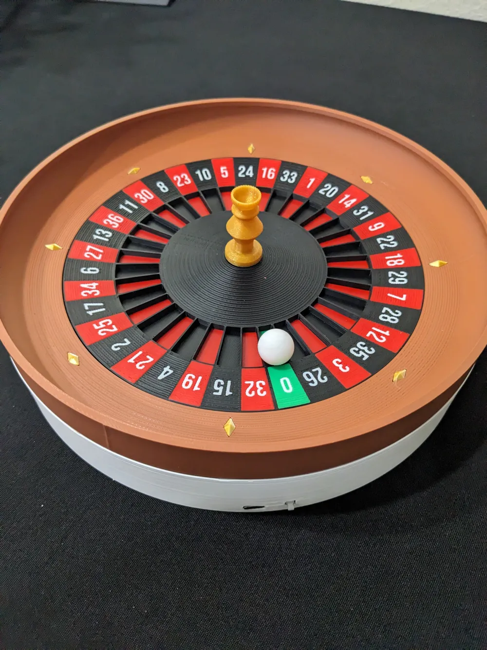 Motorized Roulette Wheel (works without motor too) by Shadymilkman MakerWorld: Download Free 3D ...