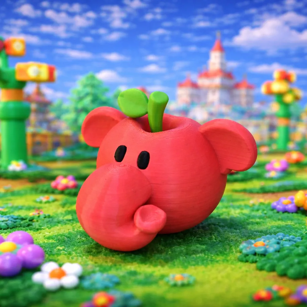 Multipart Mario Wonder Elephant Fruit Dannasis - Free 3D Print Model ...