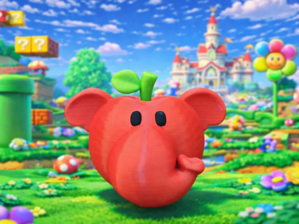 Multipart Mario Wonder Elephant Fruit Dannasis - Free 3D Print Model ...