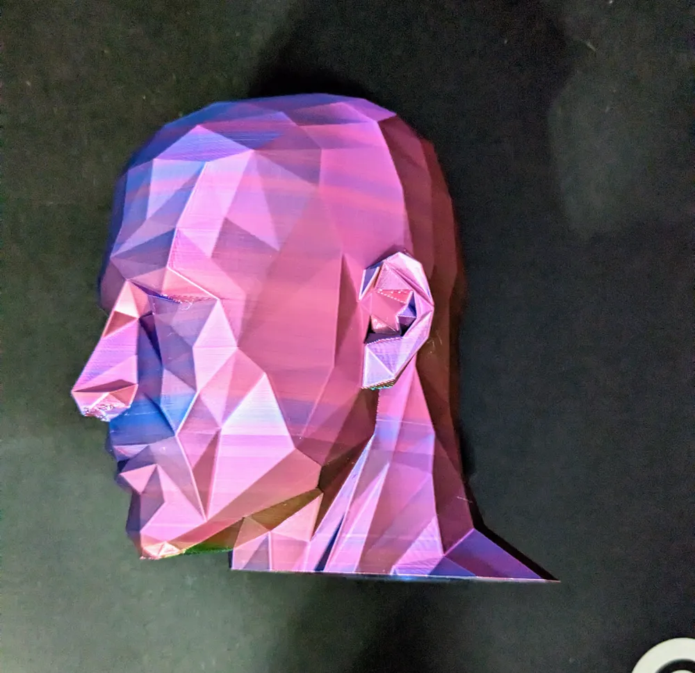 Low Poly Head (Hollow) Remixed by Flonk_ - MakerWorld