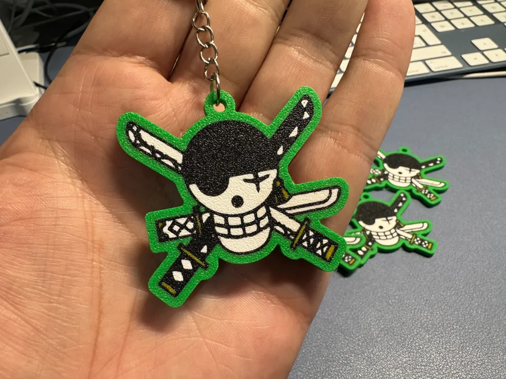 Llavero One Piece Zorro (One Piece Keychain Zorro) by Bornay3DMaker ...