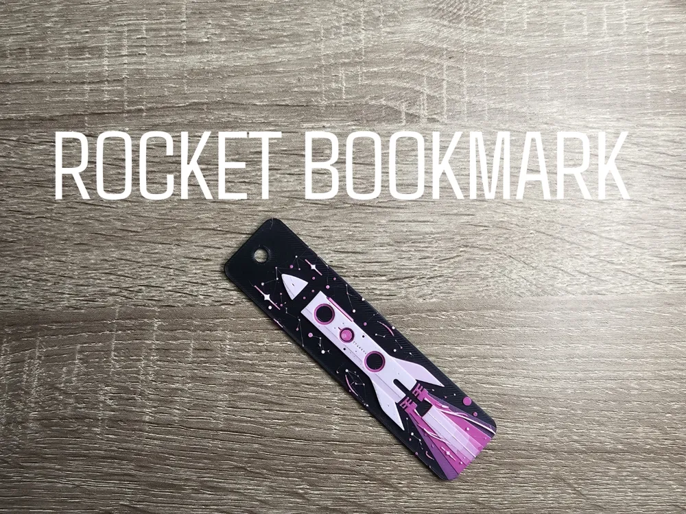 Bookmark - Rocket HUEFORGE by CoNcLuZiOn - MakerWorld