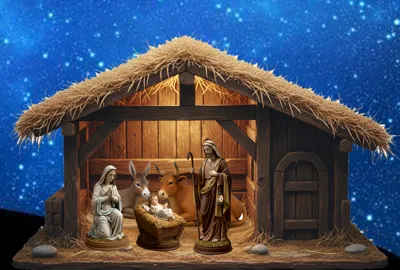 Nativity Hut – 3D Nativity Scene - Free 3D Print Model - MakerWorld