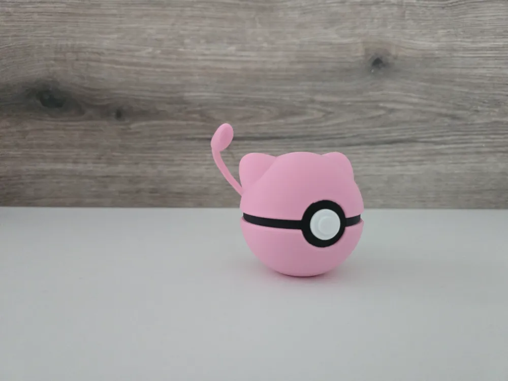 Mew Pokéball - Multipart, no AMS/AMS by ThreeeDee - MakerWorld