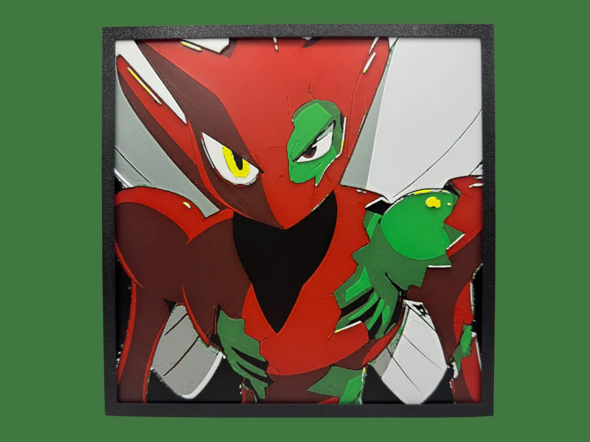 Scizor - Broken Armor - Free 3D Print Model - MakerWorld