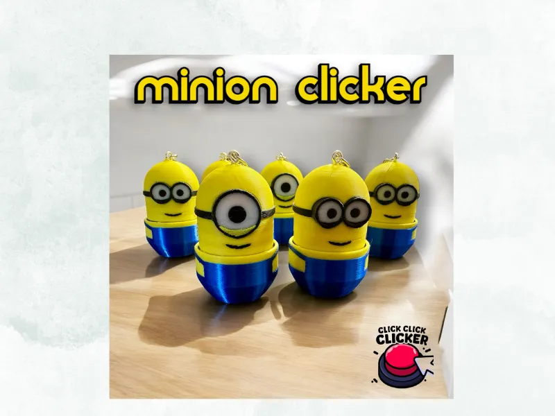Minion Clickers - Free 3D Print Model - MakerWorld
