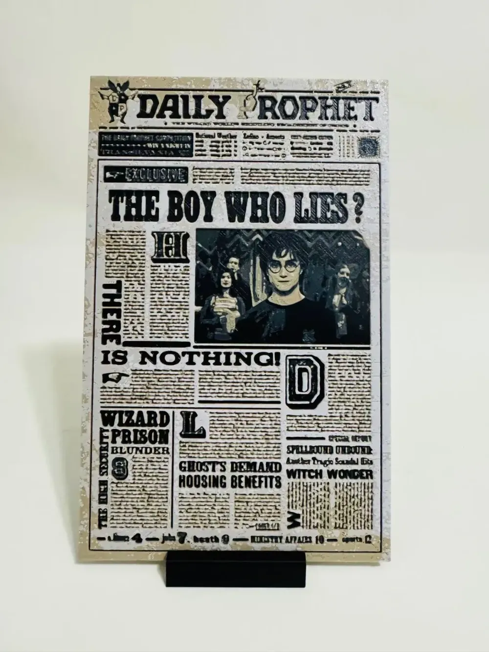 Harry Potter - The Daily Prophet - Free 3D Print Model - MakerWorld