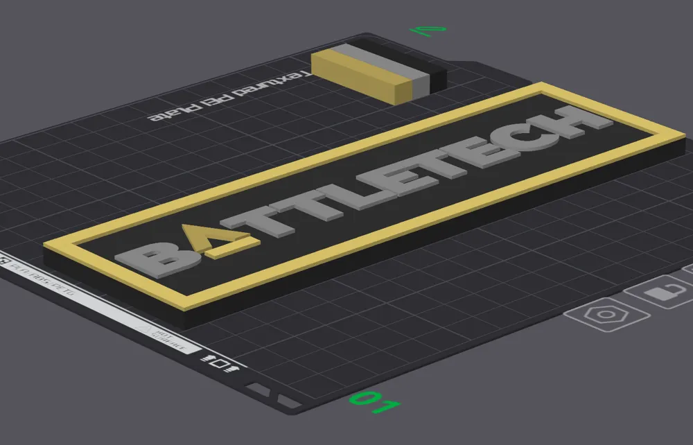 Battletech Logo Wall Mount by Graeber - MakerWorld