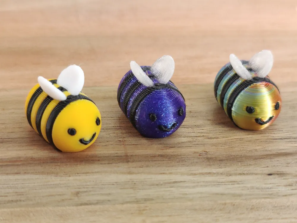 Cute Mini Bee (Bee Box compatible) - Free 3D Print Model - MakerWorld