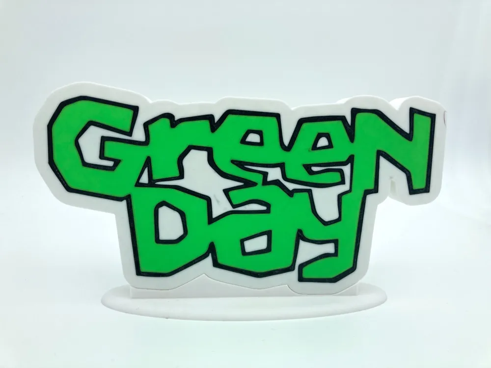 Green Day Logo by Franchescor MakerWorld: Download Free 3D Models