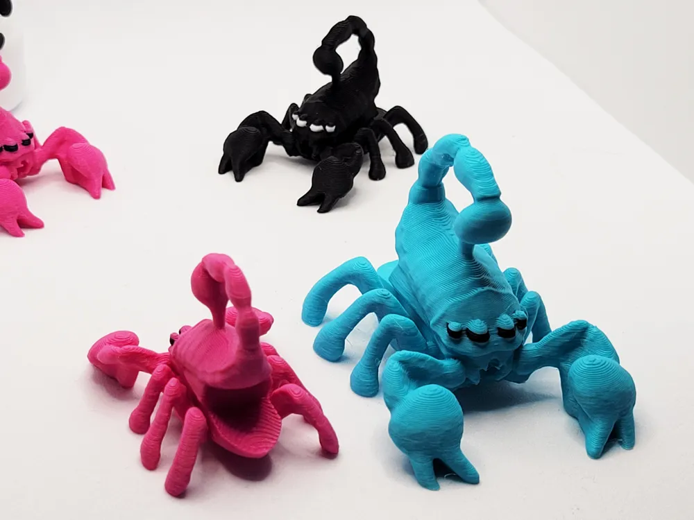 Jumping Scorpion - Free 3D Print Model - MakerWorld