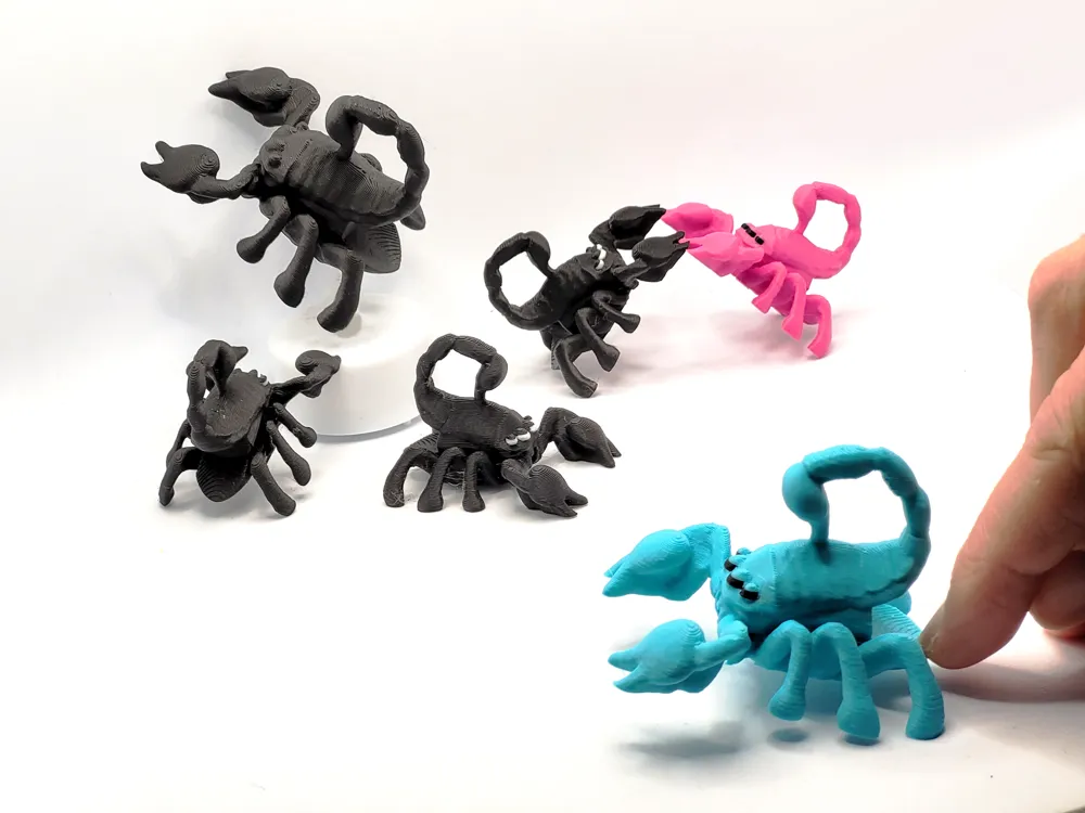 Jumping Scorpion - Free 3D Print Model - MakerWorld