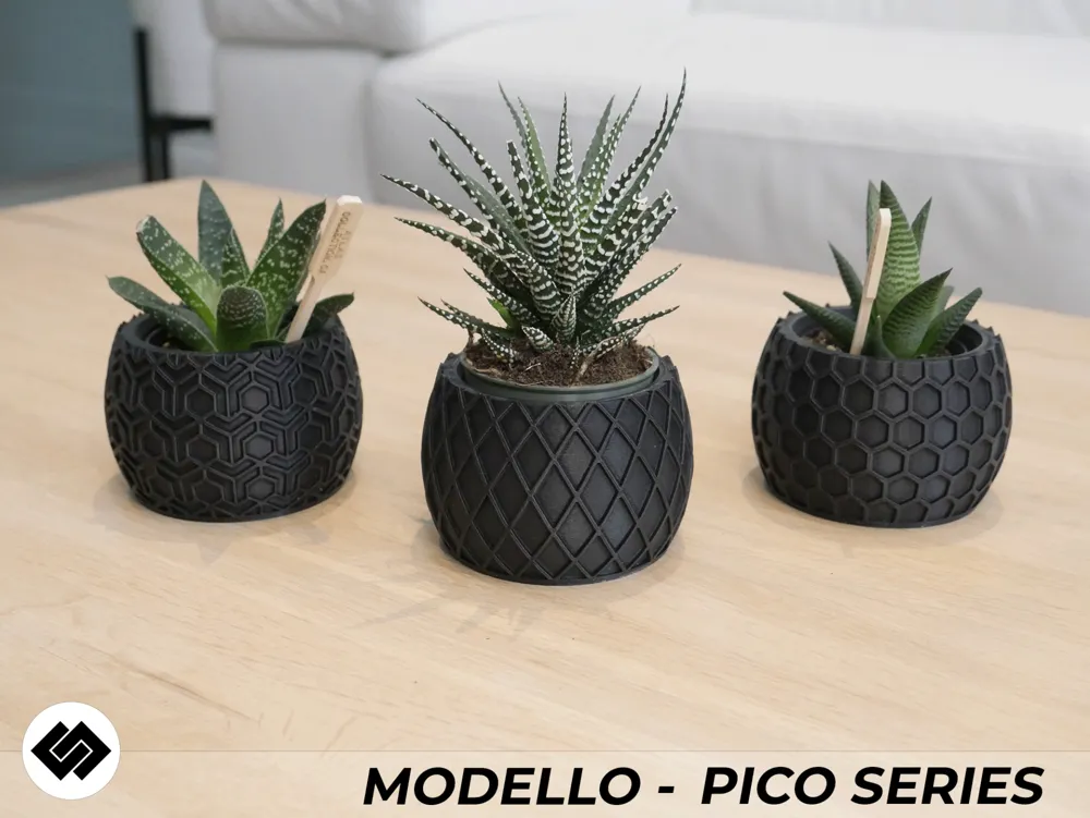 Modello Series Triple Planter Set by Embrace Making - MakerWorld