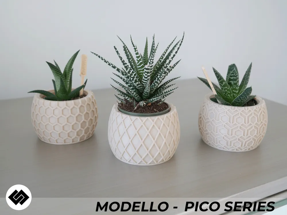 Modello Series Triple Planter Set by Embrace Making - MakerWorld