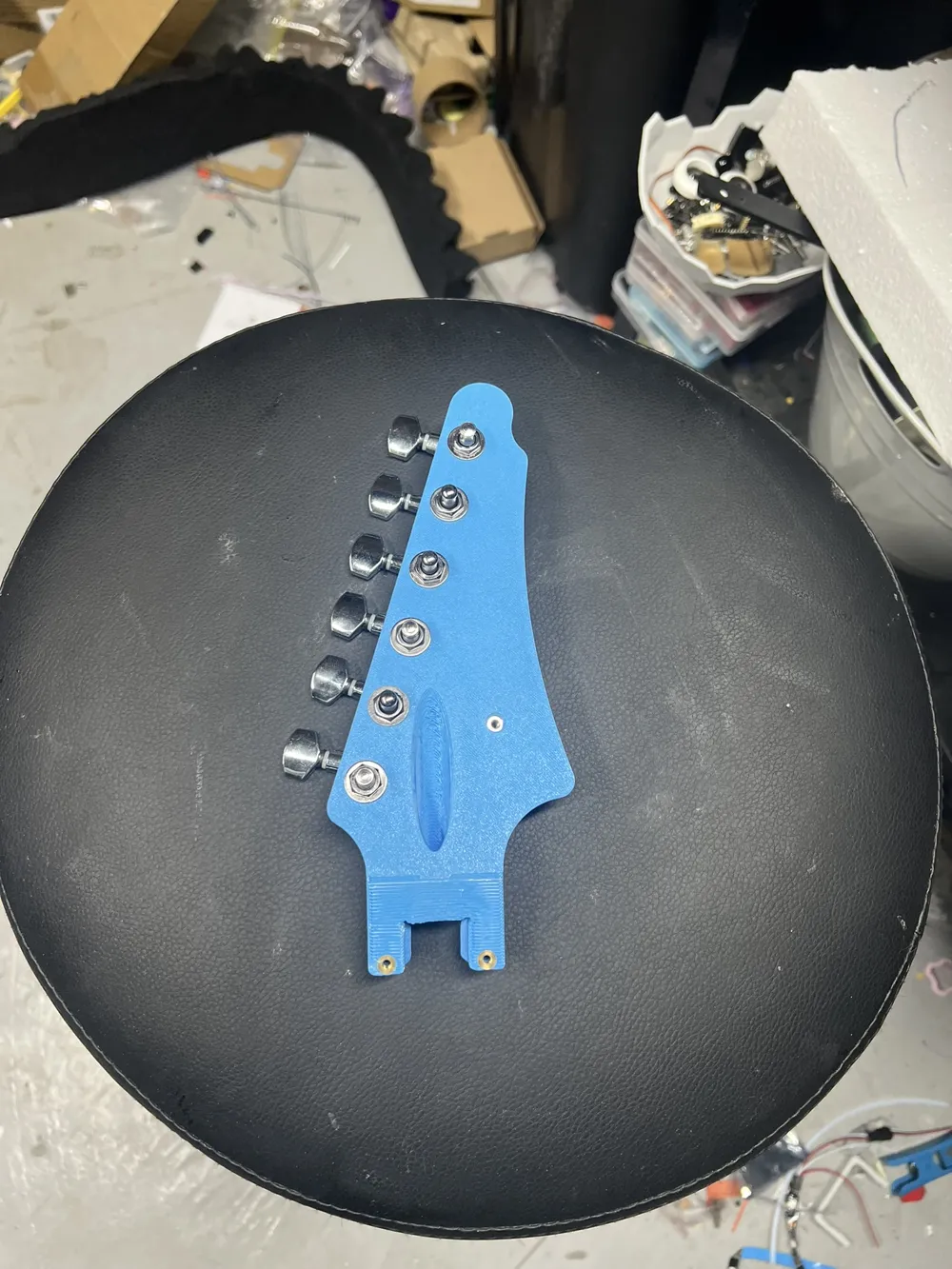 ExoGuitar - Head - Sharky - Free 3D Print Model - MakerWorld