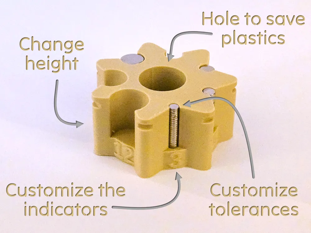 Parametric Magnet Storage With Lid Remixed by BlainLeVilain - MakerWorld