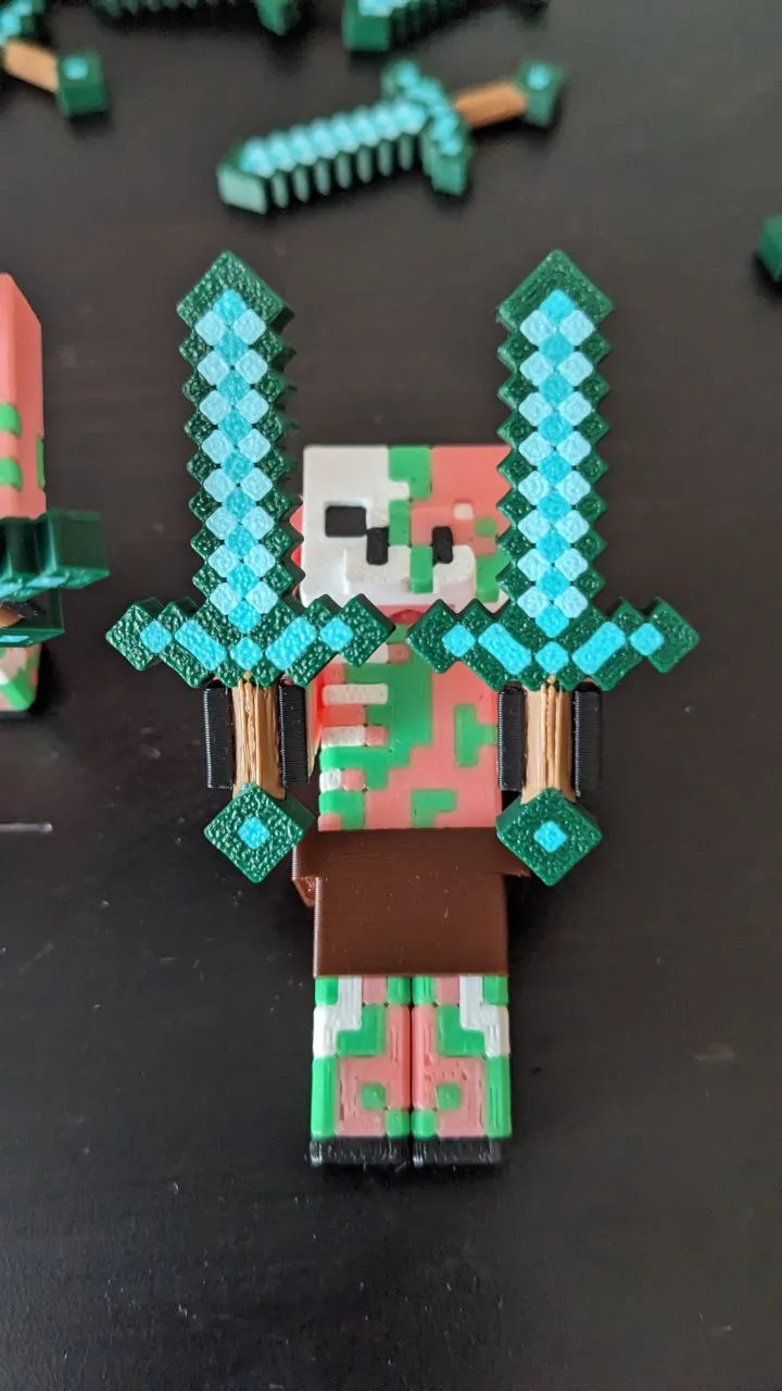 Minecraft Diamond Sword by kirimba MakerWorld: Download Free 3D Models