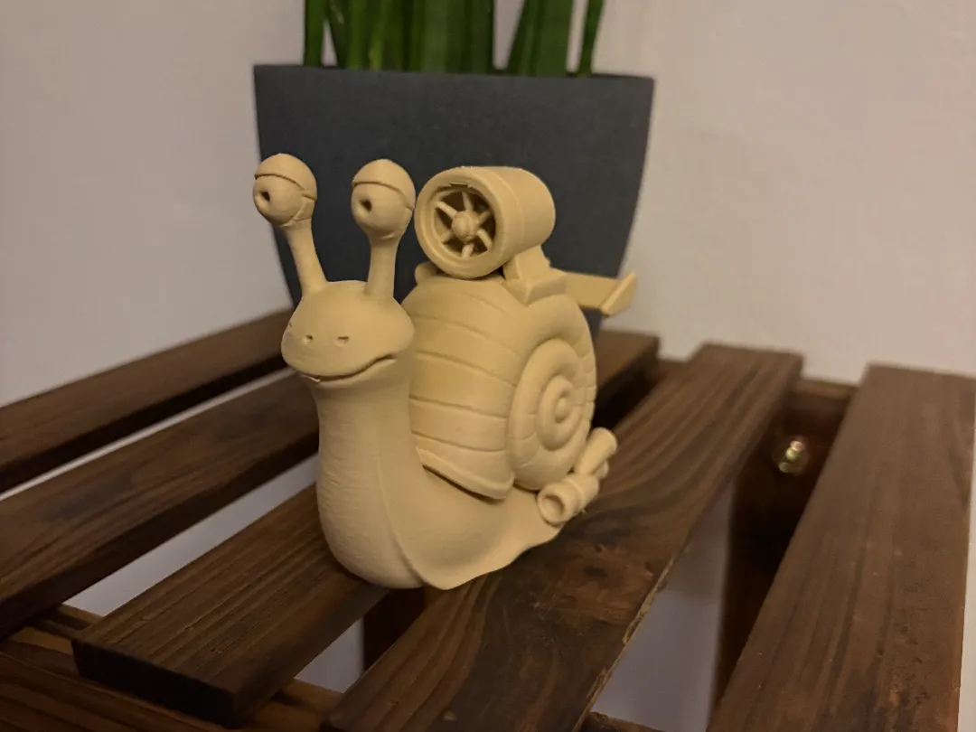The Turbo Snail with Spoiler by freeasy MakerWorld: Download Free 3D Models