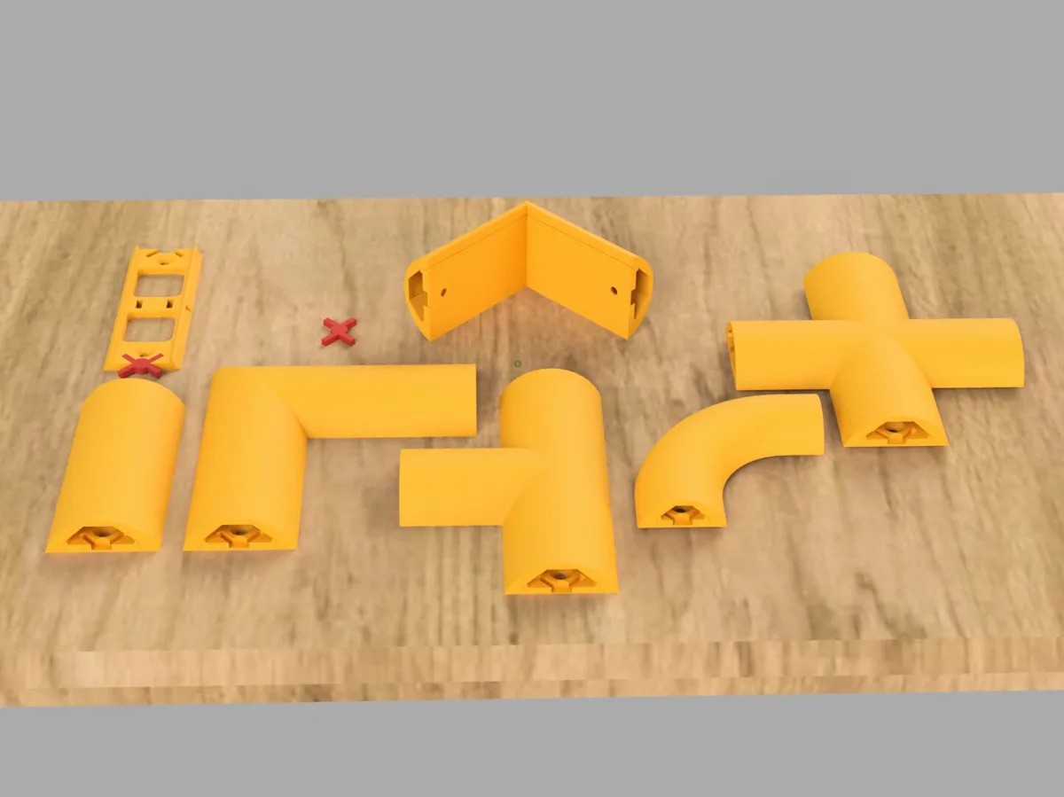 Ultimate Cable Duct | parametric | 5 default sizes - Free 3D Print ...