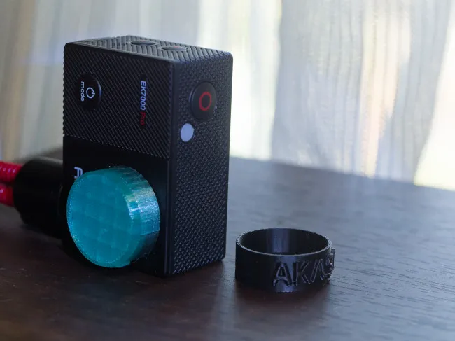 Action camera AKASO EK7000 Pro lens cap - Free 3D Print Model - MakerWorld
