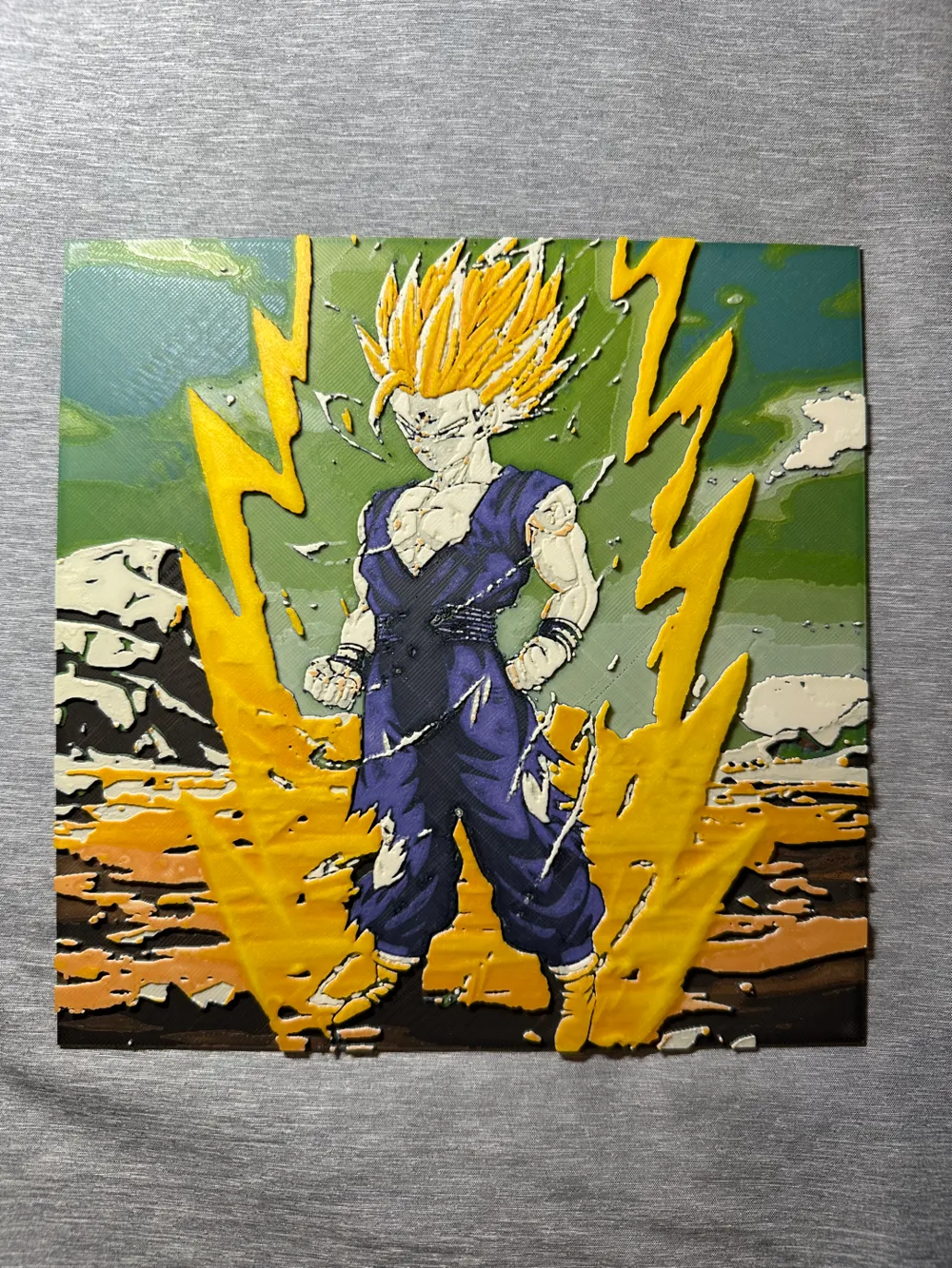 SSJ2 Gohan Hueforge – Two Versions - Free 3D Print Model - MakerWorld