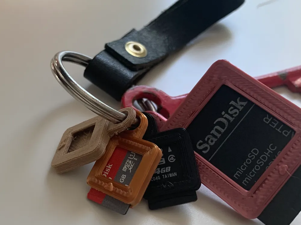 Micro SD Card Keychain by 3D Printing Enjoyer - MakerWorld