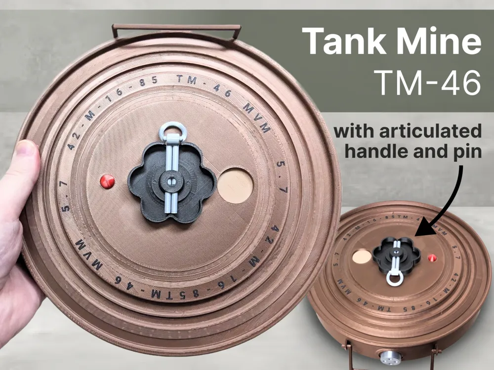 Mina antitanque con asa y pasador móviles | TM-46 por Rexi Labs ...