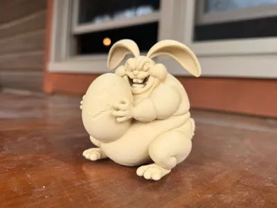 The FEASTer Bunny by Boys Day DesignMakerWorld: Download Free 3D Models