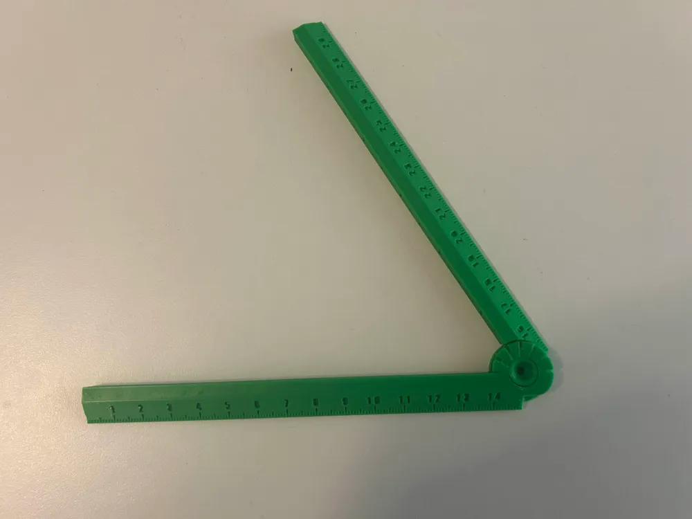 Folding Ruler and Protractor Combo by Voodoo_1 MakerWorld: Download ...