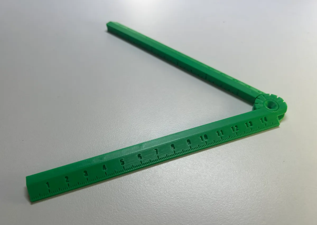 Folding Ruler and Protractor Combo by Voodoo_1 MakerWorld: Download ...