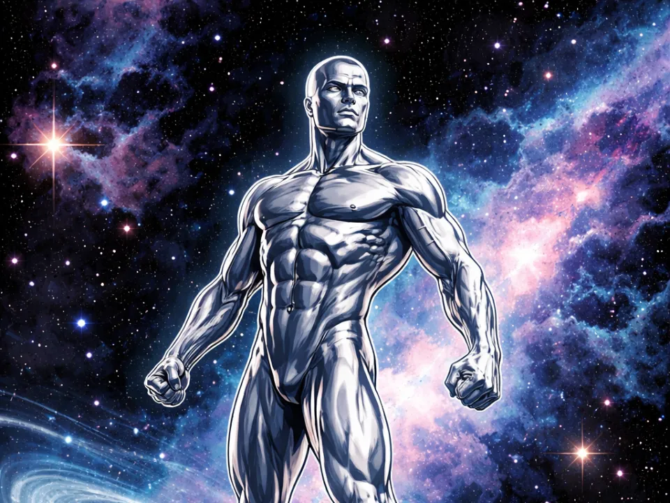 Silver surfer - Free 3D Print Model - MakerWorld
