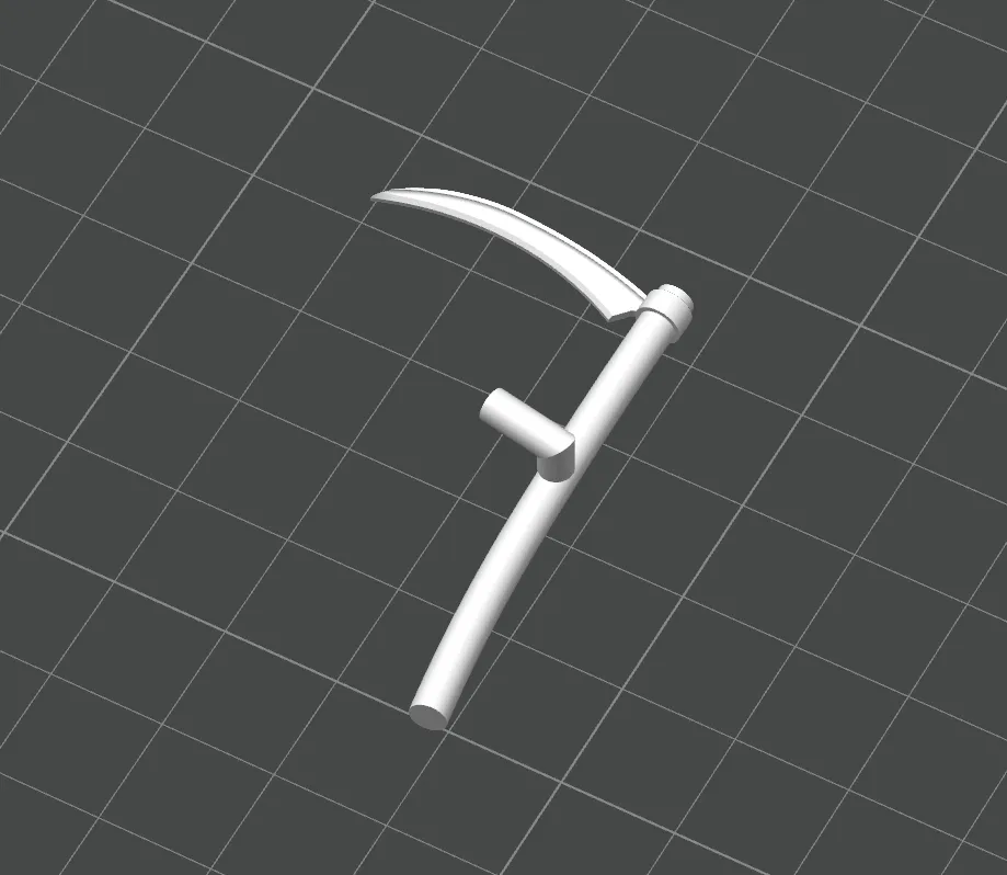 Scythe Minifigure Brick by BoringThingsMakerWorld: Download Free 3D Models